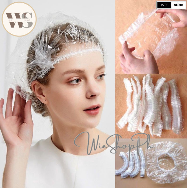 Plastic Shower Cap Disposable for Hair Color Dye and Treatment sold per ...
