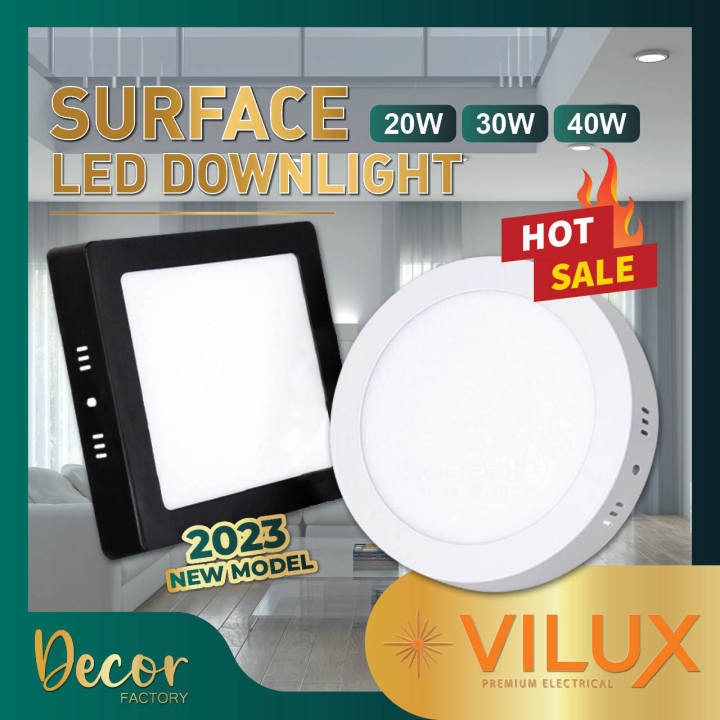 SUPER BRIGHT Surface Downlight Round / Square 20W 30W 40W LED Downlight ...