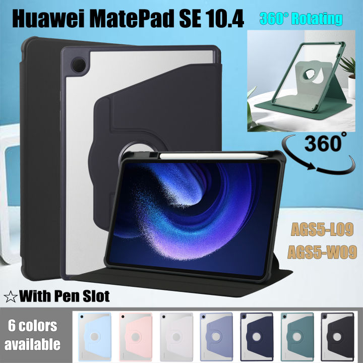 Huawei MatePad SE 10.4 (2022) AGS5-L09 AGS5-W09 Mate Pad SE 10.4นิ้วแฟชั่น360หมุนได้ ° อะคร ...