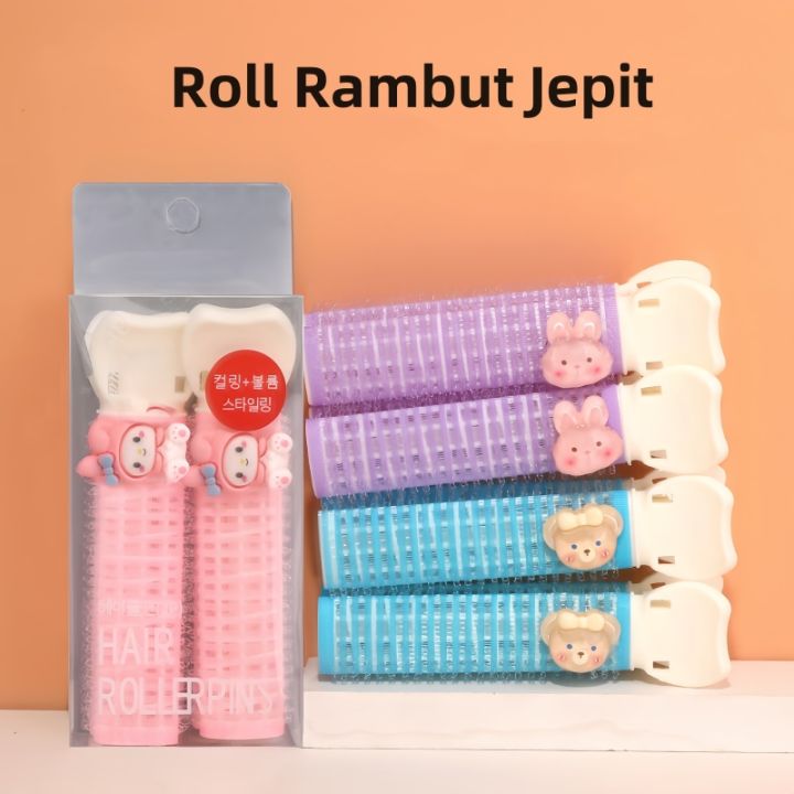 AIMI Roll Rambut Jepit Korea Velcro Hair Gulung Jepitan Clip Volumizing ...
