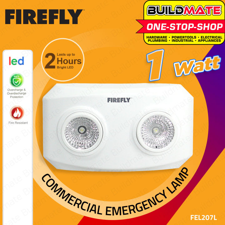 FIREFLY Emergency Light LED Dual Optics FEL207L - BUILDMATE | Lazada PH
