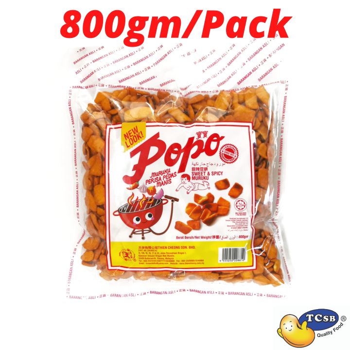 800g Popo Sweet & Spicy Muruku /Muruku Perisa Pedas Manis | Lazada