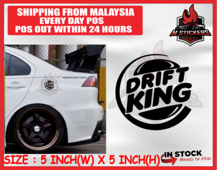 DRIFT KING CAR STICKER STICKER KERETA | Lazada