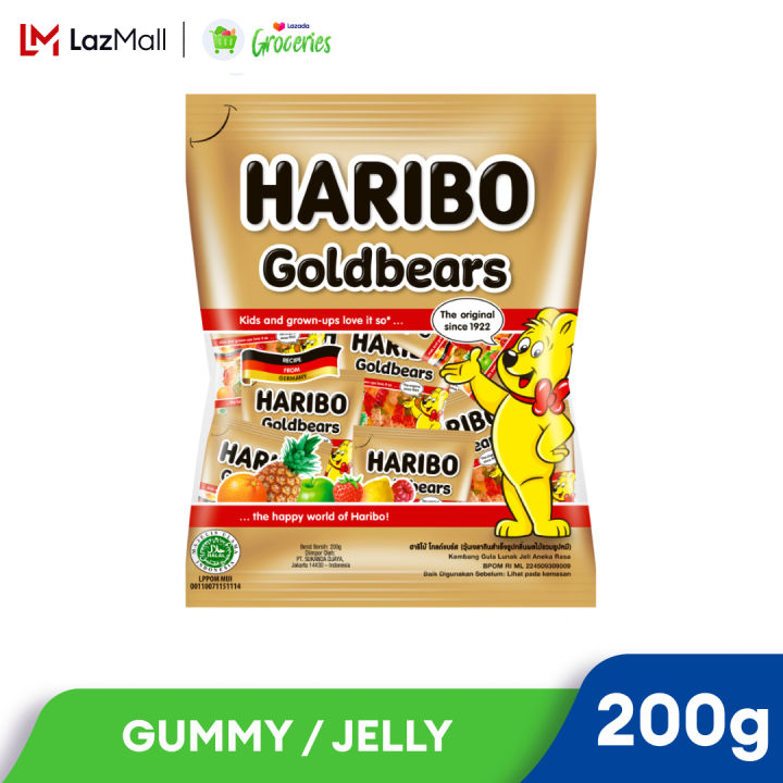 HARIBO GOLD BEARS PARTY PACK 200G | Lazada