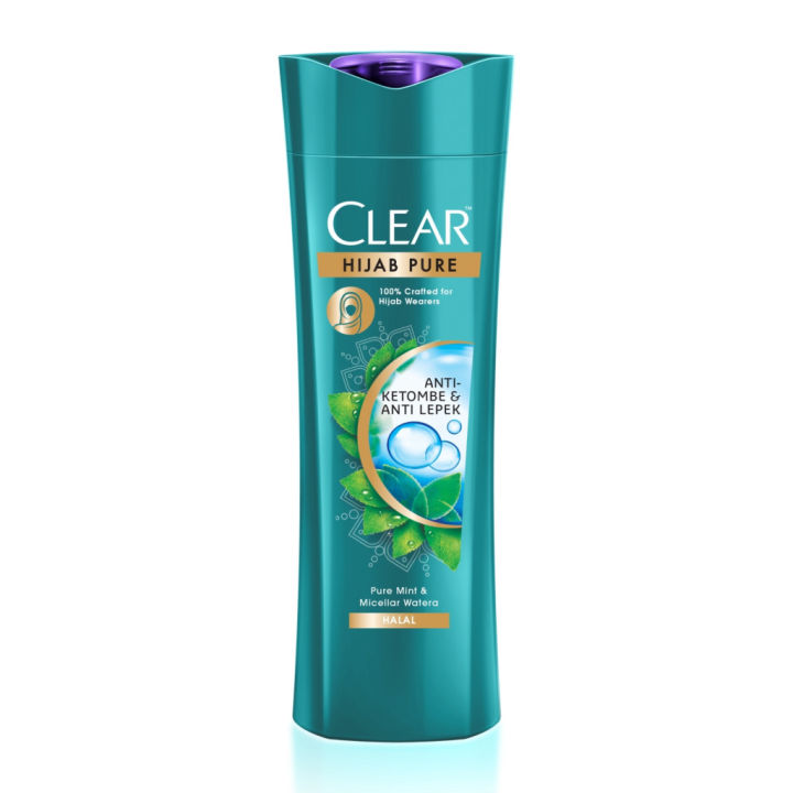 Clear Shampoo Hijab Pure Anti ketombe + Anti Lepek 300ml | Lazada Indonesia