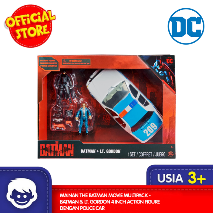 Mainan THE BATMAN MOVIE Multipack - Batman & Lt. Gordon 4 Inch Action ...
