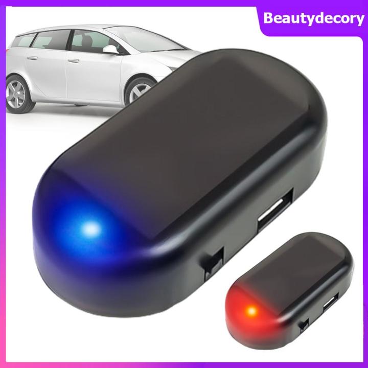 Car Anti-Theft Solar Security Light LED Flashing Fake Alarm Warning ...