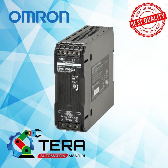 POWER SUPPLY S8VK-C06024/ED2 OMRON DIN RAIL MOUNT - 24V DC 2.5A READY - TECH ZONE | Lazada Indonesia