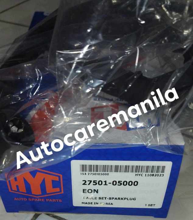 SPARK PLUG CABLE / HIGH TENSION WIRE HYUNDAI EON 27501-05000 HYC BRAND ...