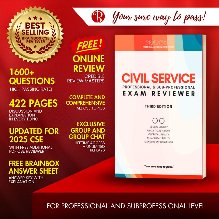 Brainbox Civil Service Exam - 3rd Edition (New Released) Updated for ...