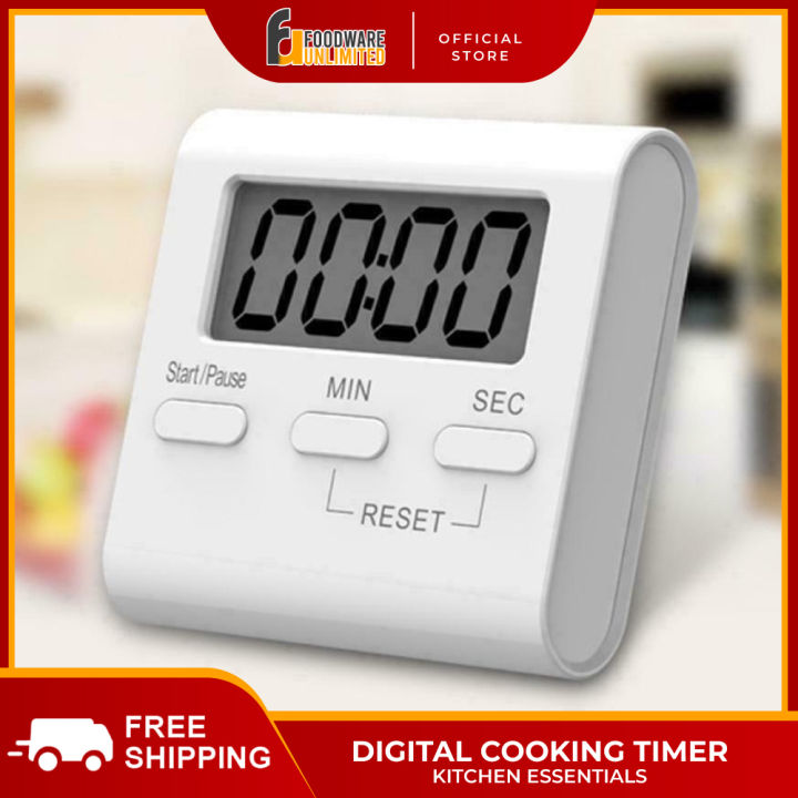 LCD Digital Kitchen Cooking Timer Mini Electronic Timer CountDown Study ...