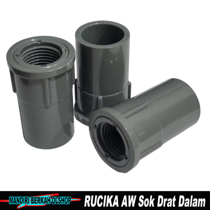 Sok drat dalam 1'' Rucika AW | Socket SDD Rucika Pvc 1inch | Lazada ...
