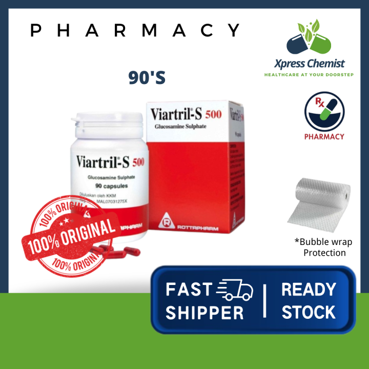 VIARTRIL-S 500MG CAPS 90'S (EXP 09/2025) | Lazada