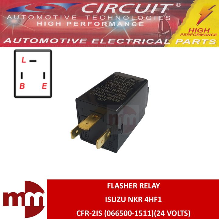 CIRCUIT FLASHER RELAY for ISUZU NKR 4HF1 24 VOLTS CFR-2IS | Lazada PH