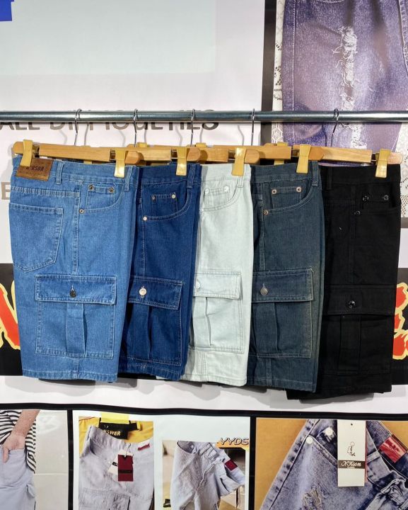 Cargo 6 Pocket Maong Shorts For Mens ( 28 - 36 ) | Lazada PH