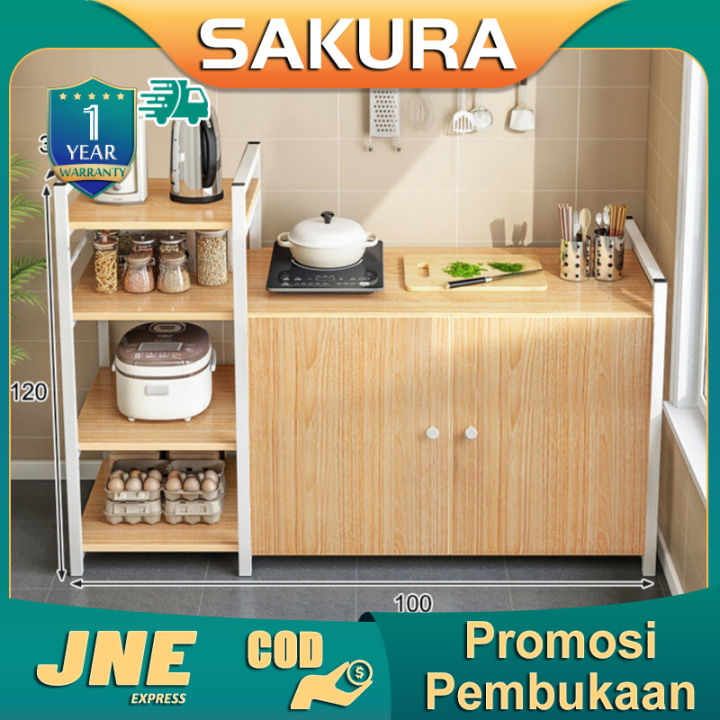 Weyon Sakura Lemari Dapur Rak Oven Microwave/ Rak Oven/ Kitchen Rack ...