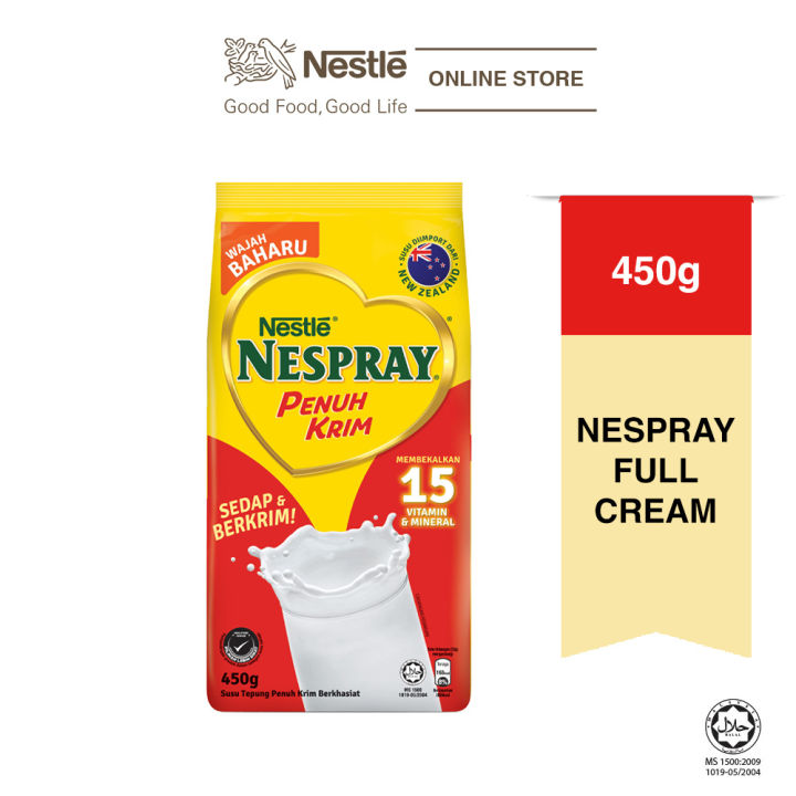 NESTLE® NESPRAY® Full Cream Softpack 450g | Lazada