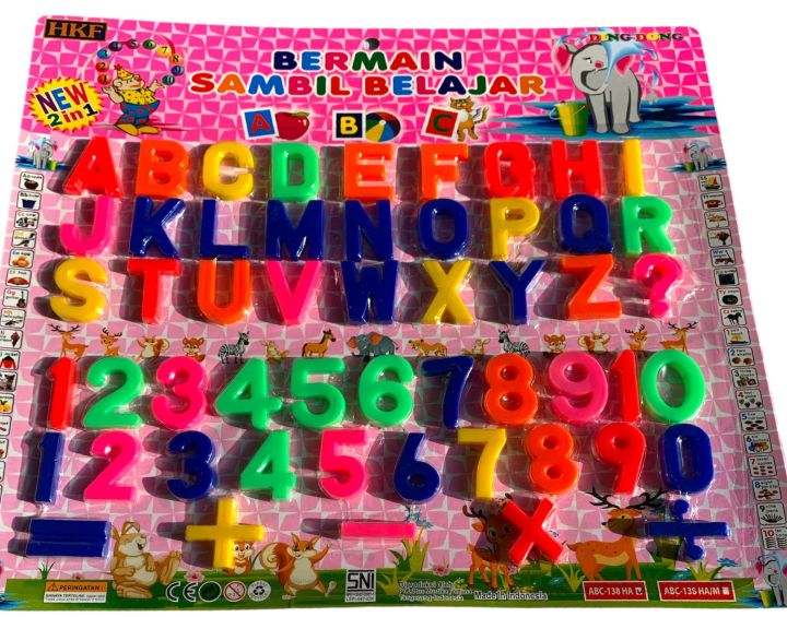 Mainan Edukasi HURUF ABC ALPHABET ANGKA ABC 138HA - Mainan Edukasi Anak ...