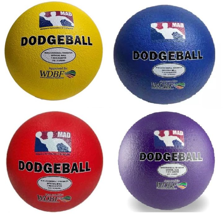 Dodgeball - MAD Official WDBF Approved (1 ball or 6 ball set) | Lazada