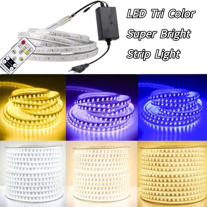 [Support Lalamove Bulk Order] Tri Color LED Strip Light Remote Control ...