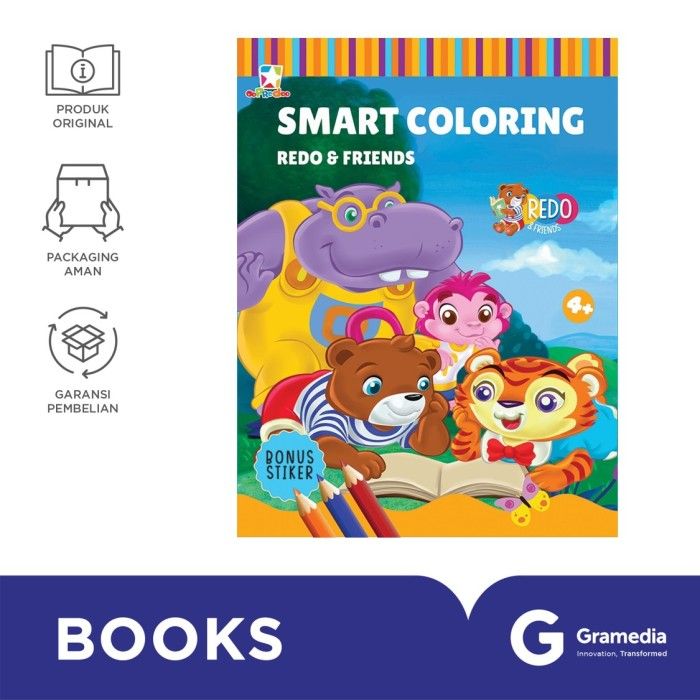 Opredo Smart Coloring Redo & Friends | Lazada Indonesia