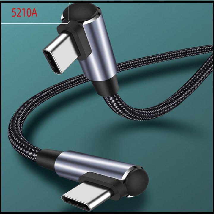 5210A โทรศัพท์มือถือ ชายกับชาย การจัดส่งพลังงาน 90องศา ชาร์จเร็ว สาย USB C TO USB Type C Pd 60W ...