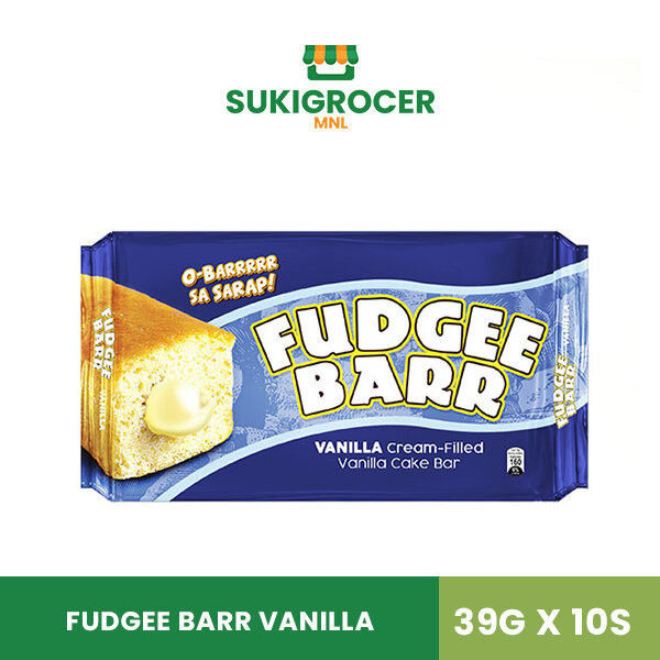 Fudgee Barr Vanilla 39G x 10s | Lazada PH