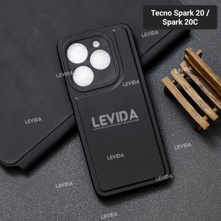 Tecno Spark 20 Tecno Spark 20c Softcase Macaron Black Premium Tpu Full Black Protection Tecno