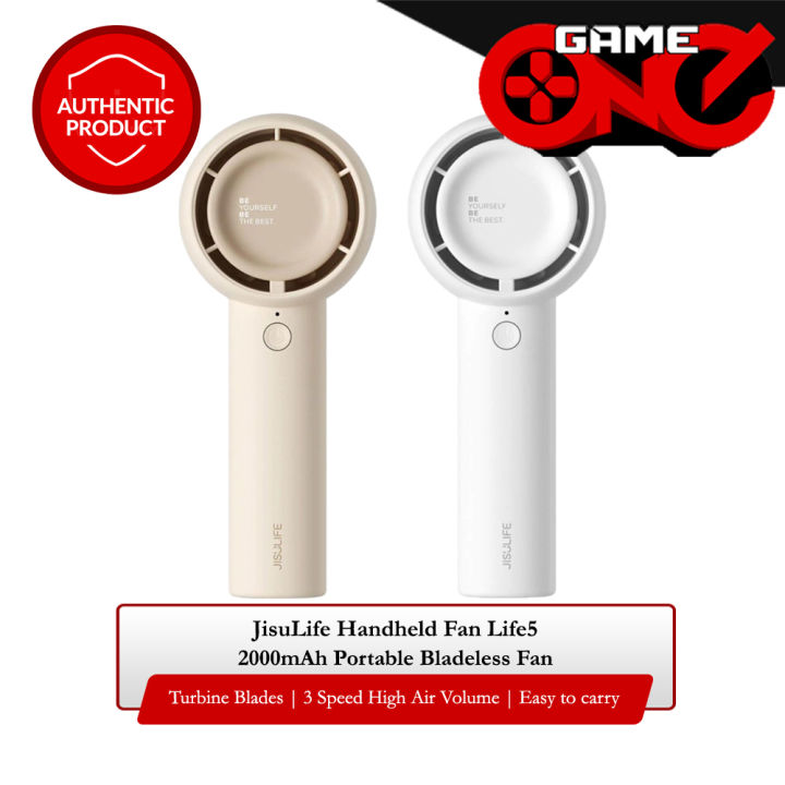 JisuLife Handheld Fan Life5 2000mAh Portable Bladeless Fan | Lazada PH