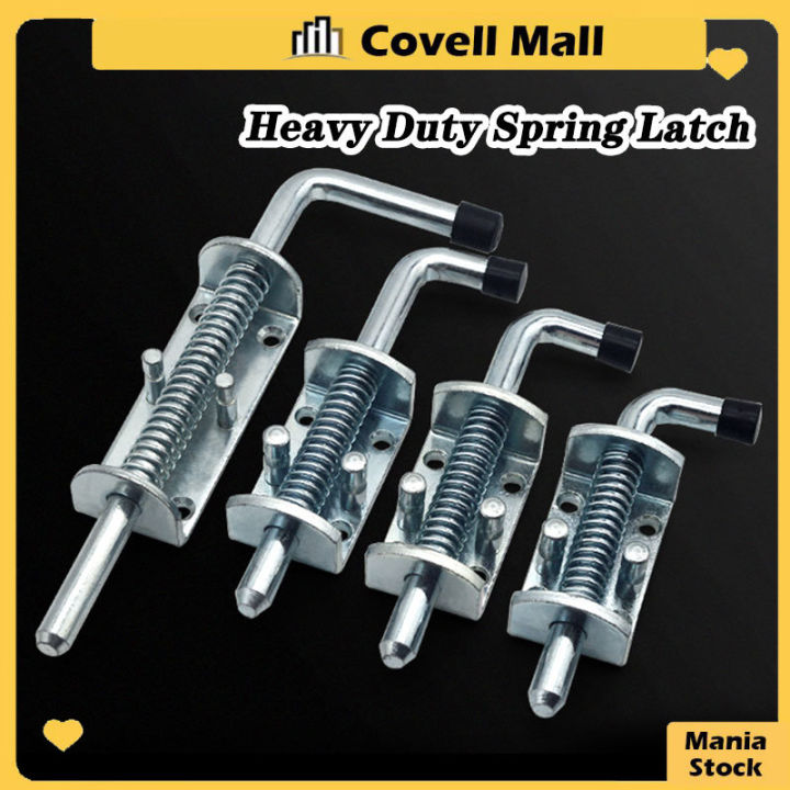 Heavy Duty Spring Latch Spring Loaded Latch Barrel Bolt Spring Loaded ...