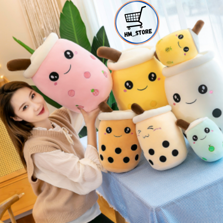 TERLARISSS Boneka bantal Boba Lucu | Boneka Boba Viral | Boneka Boba ...