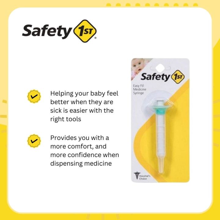 Safety 1st Easy Fill Baby Medicine Syringe | Lazada PH