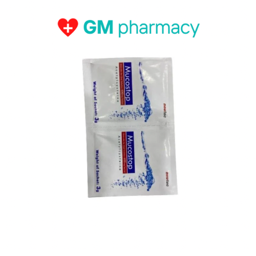Mucostop Granules for Oral Solution Acetylcysteine 600mg 3g/sachet 2s ...