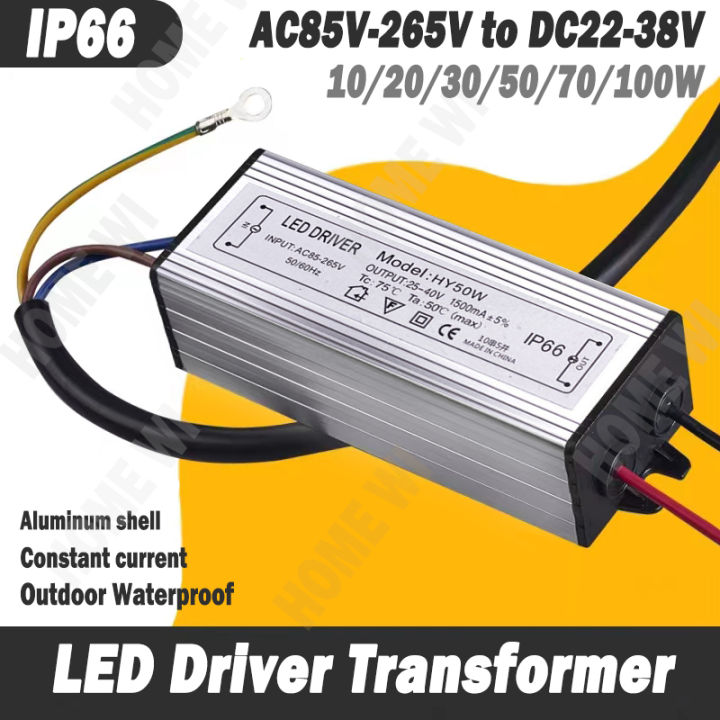 LED Driver 10W 20W 30W 50W 100W 300mA Ceiling Lamp Power Supply Adapter Transformer AC85V-265V ...