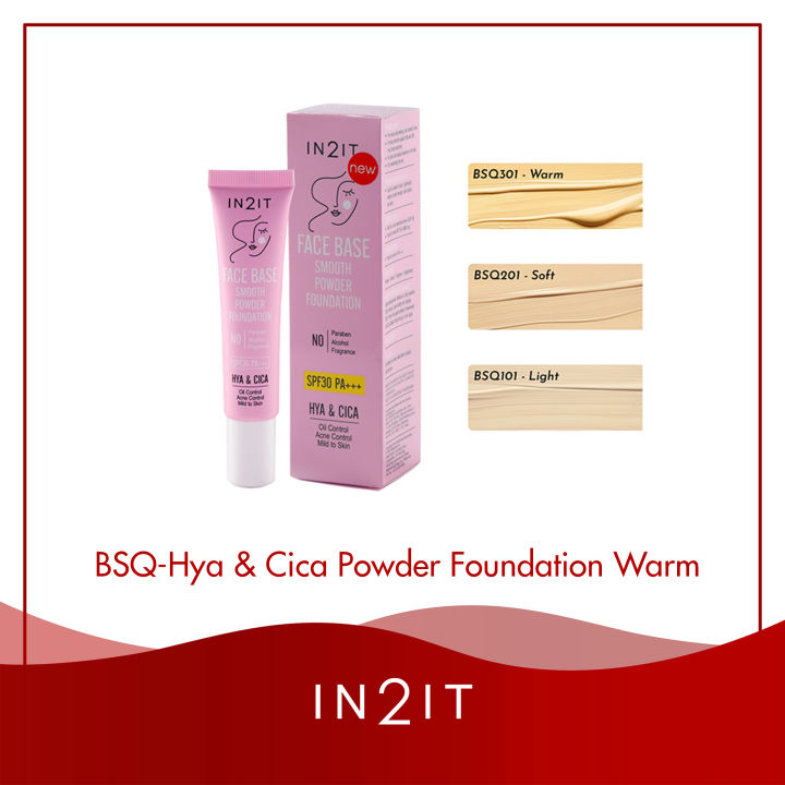 IN2IT Hya & Cica Smooth Powder Foundation 01-BSQ | Lazada PH