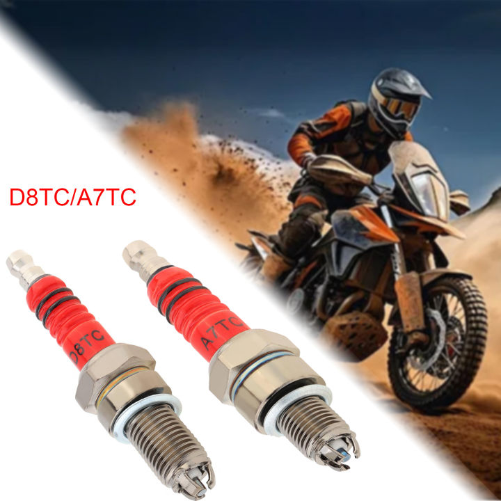 D8TC A7TC Nozzle Spark Plugs Level 3 Multi-angle Ignition Red Head ...
