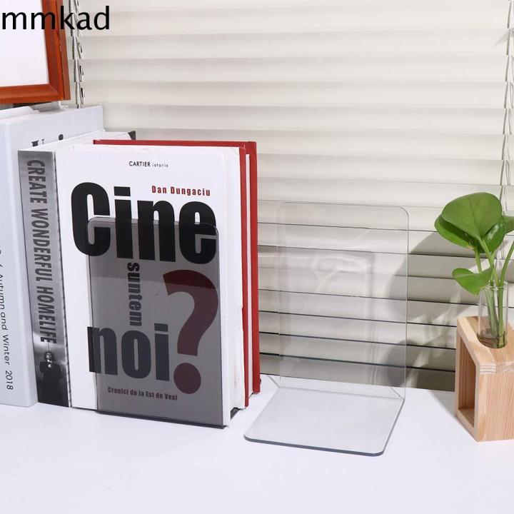 MMKAD Acrylic L Shape Desktop Organizer School Room Desk Storage Book ...