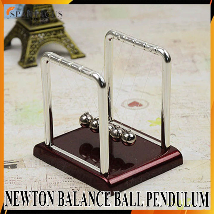 Cradle Steel Newton's Balance Ball Physics Science Mini Pendulum ...