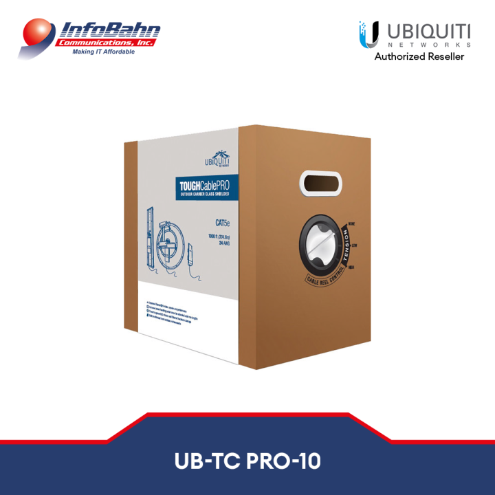 Ubiquiti ToughCable Pro CAT5E Outdoor UTP Cable, 4 pairs, 1000 ft (305m ...