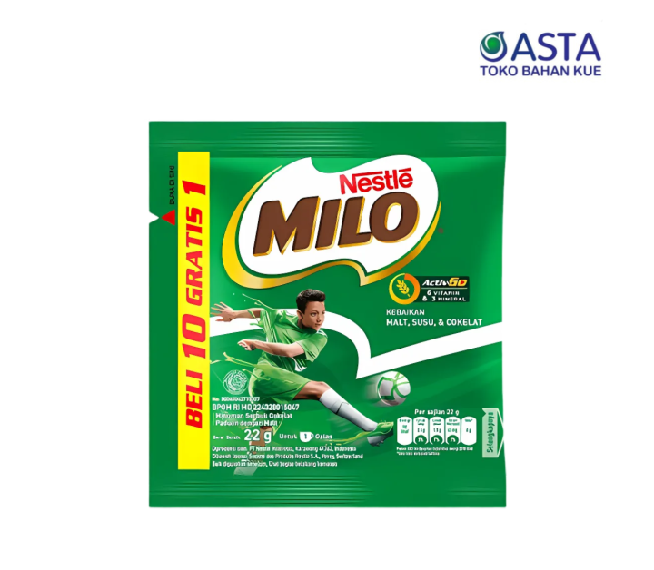 MILO Activ - Go Susu Coklat Renceng 22 Gr x 10 | Lazada Indonesia