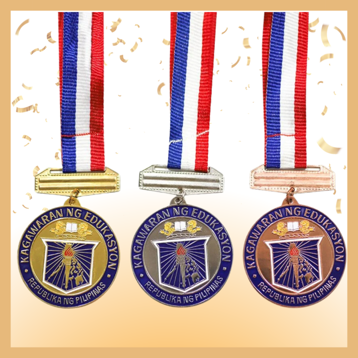 DepEd Medal Award – 5CM Gold, Silver, and Bronze (Kagawaran, 1 Pc ...