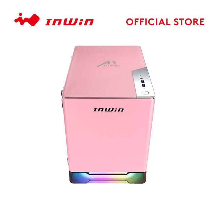 InWin A1 Prime Mini-ITX Gaming Desktop Case Pink with 750W Gold PSU ...