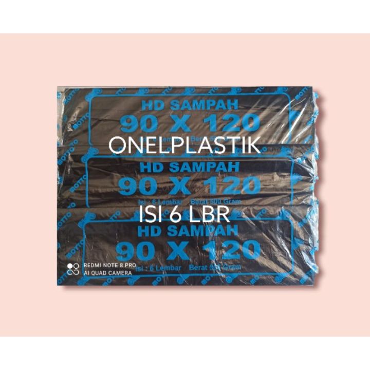 Plastik Hd Sampah / Kantong Plastik Sampah / Trash Bag Hitam 90 x 120 isi 6 lbr | Lazada Indonesia