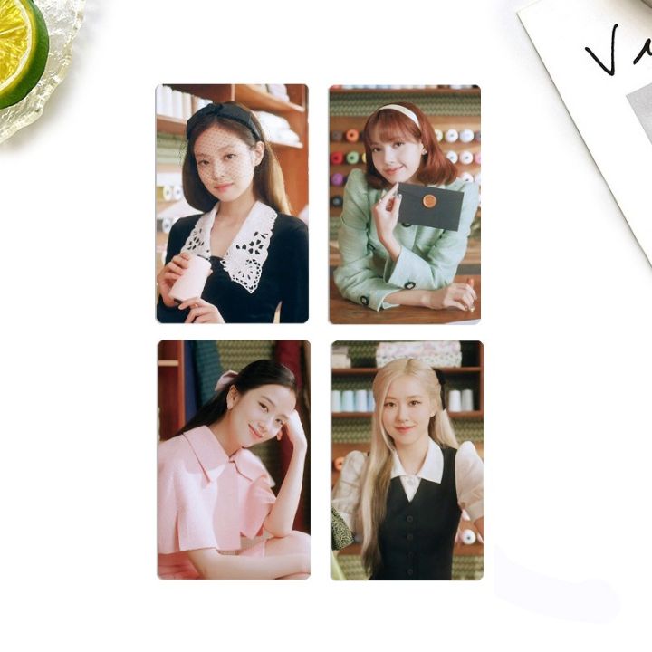 Blackpink 2024 Blink PhotoCards Rose Jennie Jisoo Lisa Photo Cards 4 ...