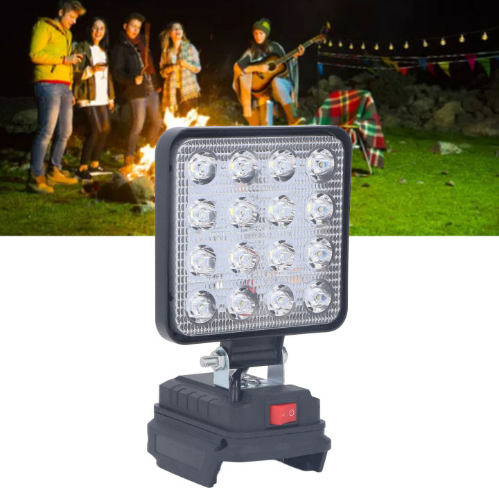 ไฟ LED ทำงานไร้สาย 18V-21V แบตเตอรี่ลิเธียม Super Bright โคมไฟรักษาความ ...