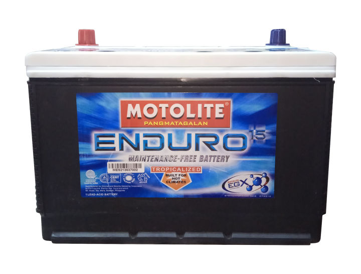 Motolite Enduro 3SMF / N70 Maintenance Free Car Battery with 15 months warranty | Lazada PH