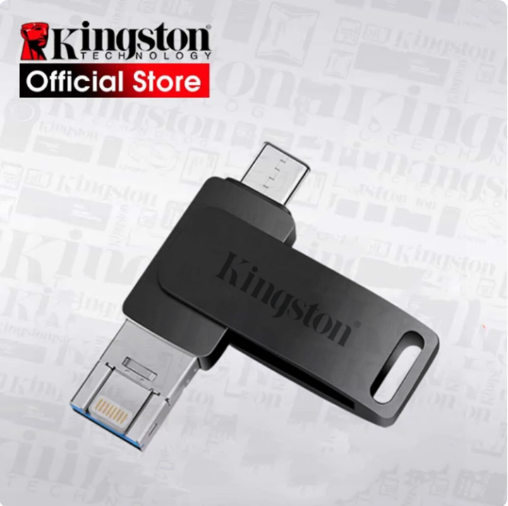 Kingston USB3.0 Flash Drive 512GB 1TB Type-C for iPhone iPad/Lightning ...