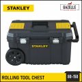 Stanley Essential 50L Chest with Metal Latches with Wheels Rolling Tool ...