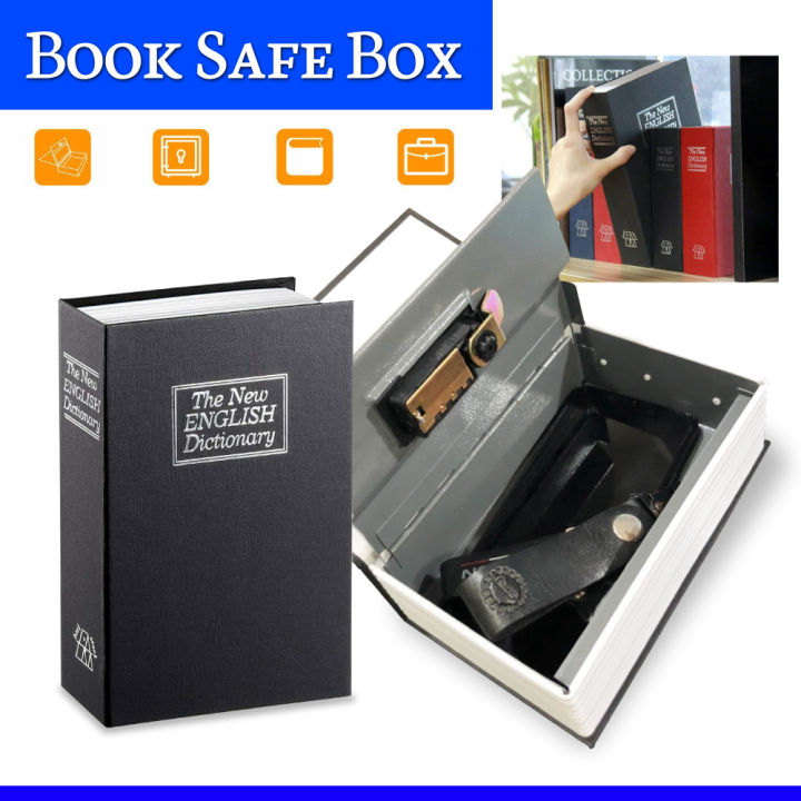 SAFE BOX BOOK ตู้เซฟหนังสือ เก็บเงิน เก็บของมีค่าได้แบบเนียนๆ ใส่ ...