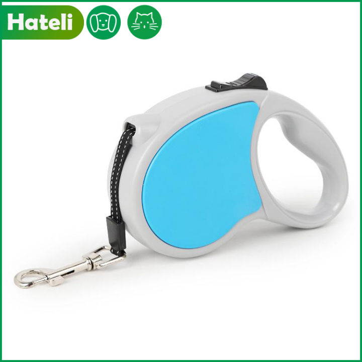 【HATELI】3M/5M Dog flexible Leash Pet Small Medium Dog Puppy Automatic ...